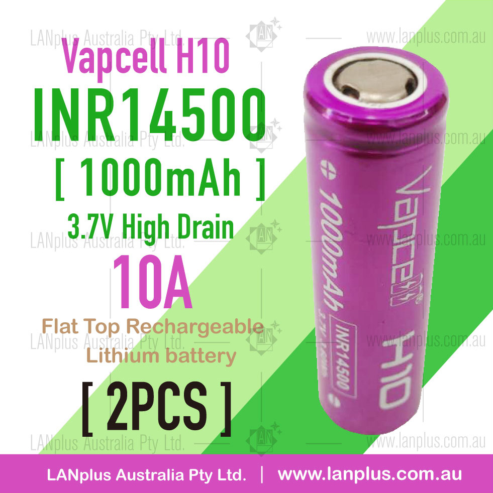 Vapcell INR14500_H10*2